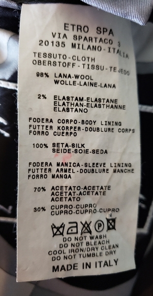 Etro | Suits & Blazers | Etro Mens Blazer | Poshmark